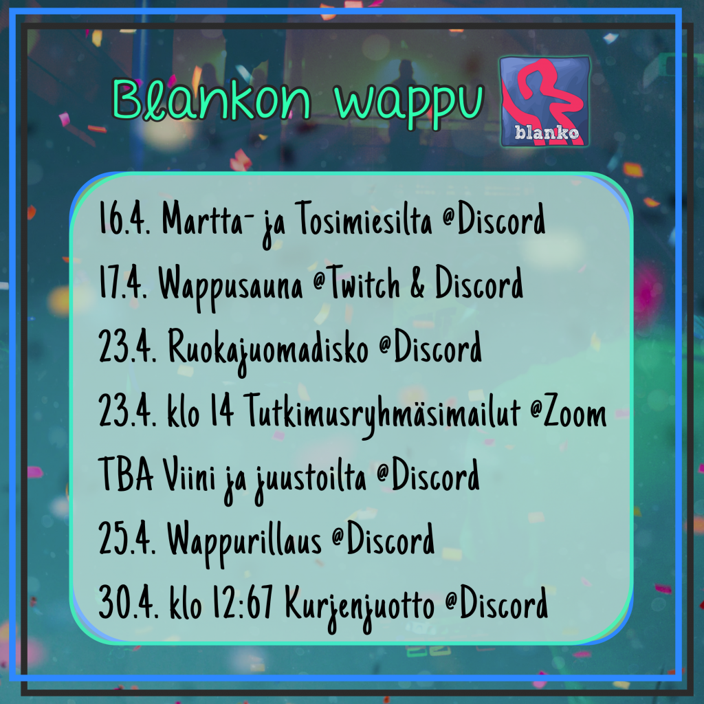 Blankon wappu 2021 - Blanko ry