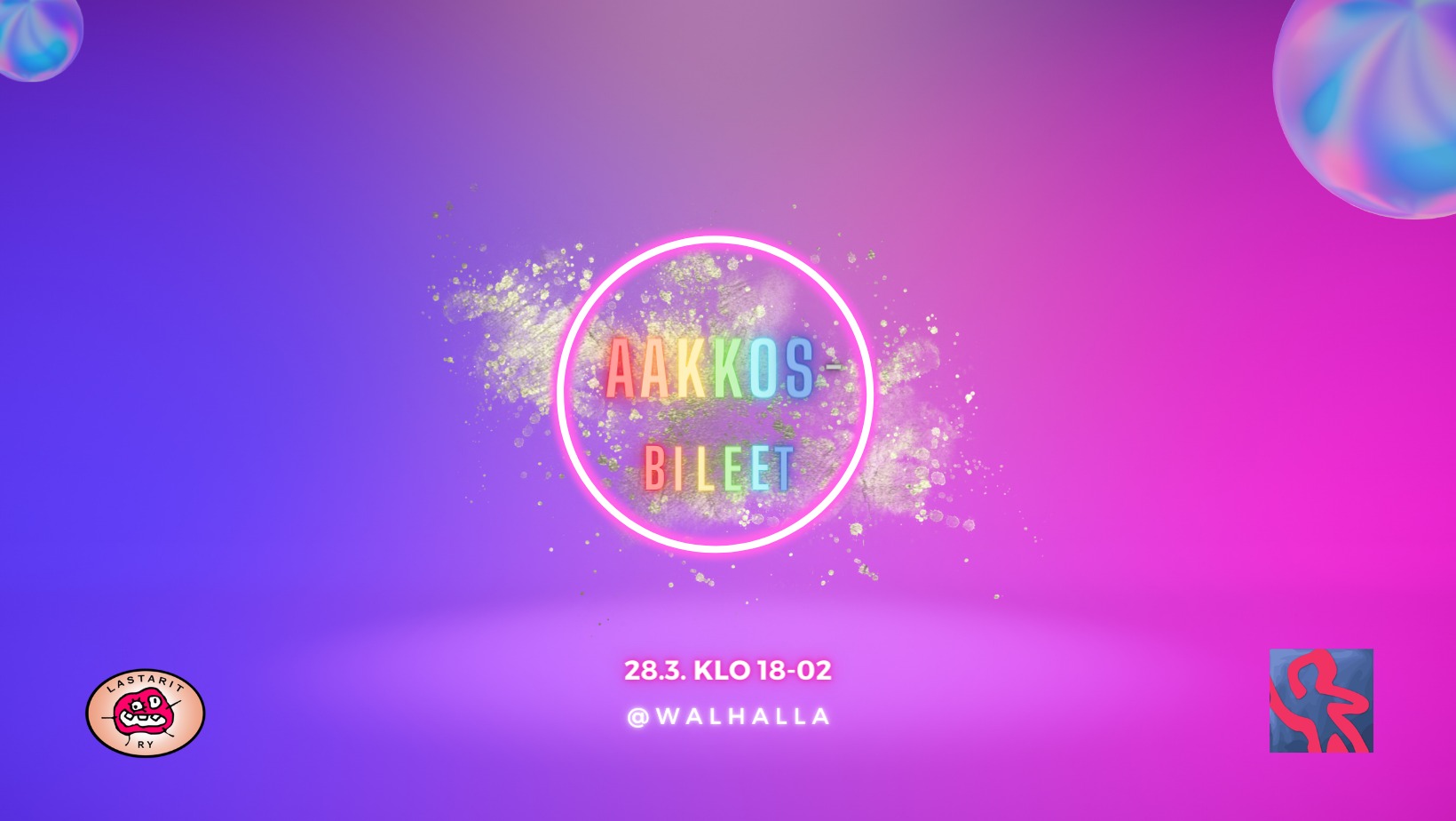 Aakkosbileet @ Walhalla - Blanko ry